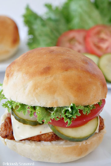 The Best Chicken Sandwich - Deliciously Seasoned