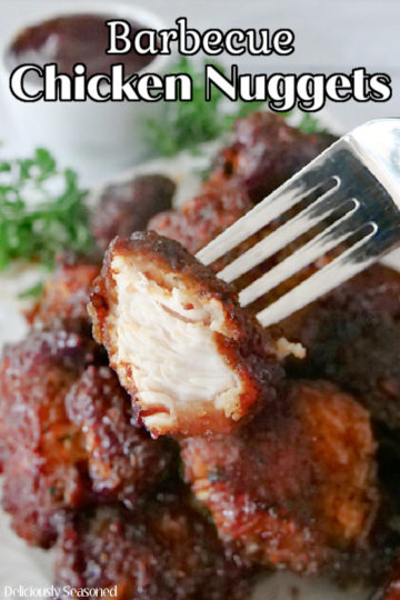 Barbecue Chicken Nuggets - Deliciously Seasoned