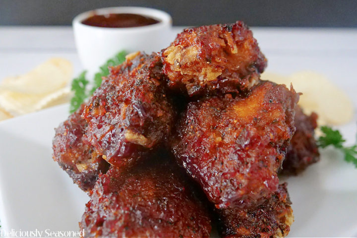 Barbecue Chicken Nuggets - Deliciously Seasoned