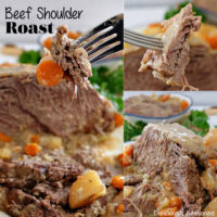 Easy Beef Shoulder Roast with Vegetables - Deliciously Seasoned