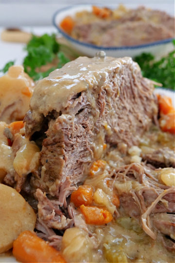 Easy Beef Shoulder Roast with Vegetables - Deliciously Seasoned