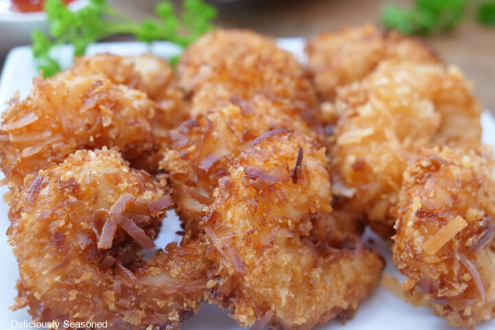 Coconut Fried Shrimp - Deliciously Seasoned