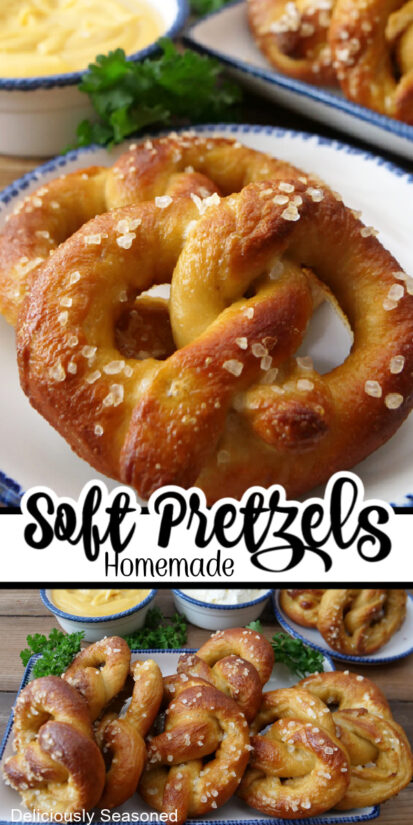 Homemade Soft Pretzels - Deliciously Seasoned