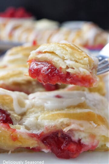 Raspberry Pastry (Easy Pastry Braid Recipe)
