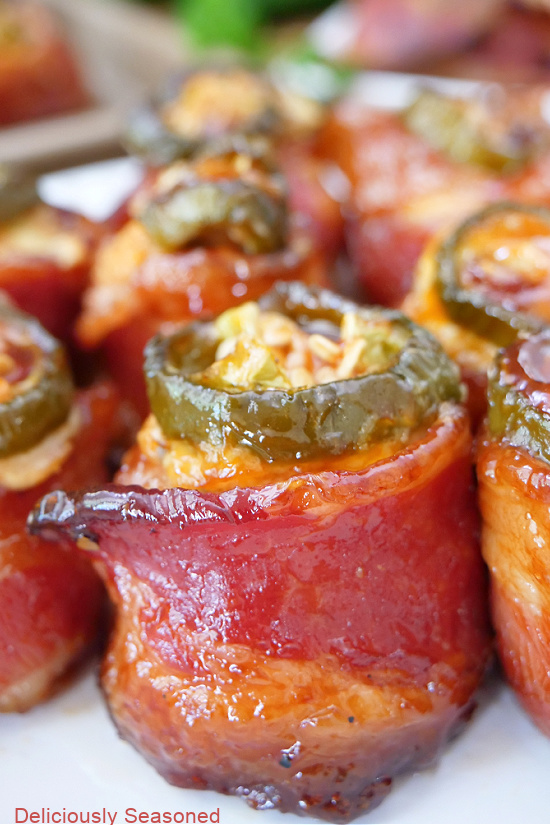 Smoked Pig Shots - Deliciously Seasoned