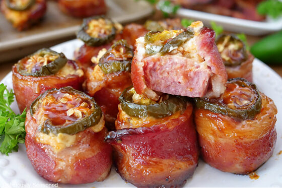 Smoked Pig Shots - Deliciously Seasoned