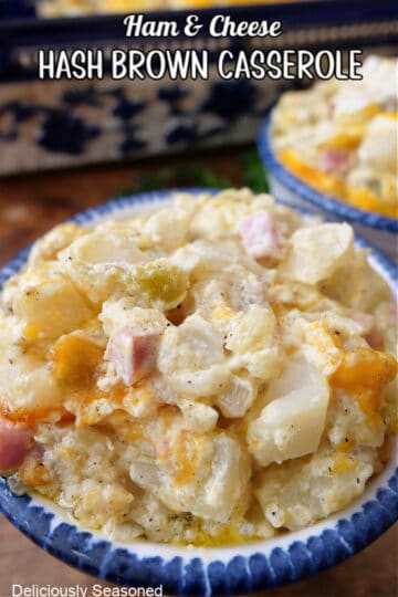 Ham And Cheese Hash Brown Casserole Deliciously Seasoned