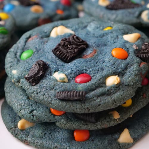 Cookie Monster Cookies - Deliciously Seasoned