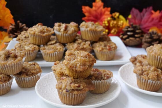 Mini Butternut Squash Muffins with Brown Sugar Pecan Topping ...