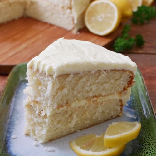 Lemon Layer Cake - Deliciously Seasoned