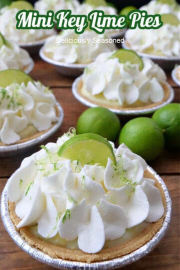 Mini Key Lime Pies - Deliciously Seasoned