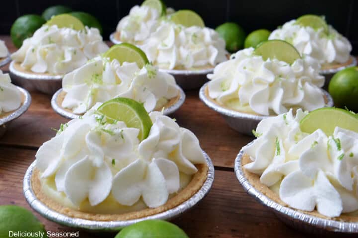 Mini Key Lime Pies - Deliciously Seasoned