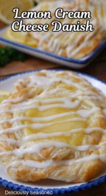 Lemon Cream Cheese Danish - Deliciously Seasoned