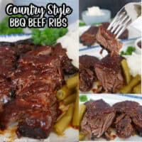 Country Style BBQ Beef Ribs - Deliciously Seasoned