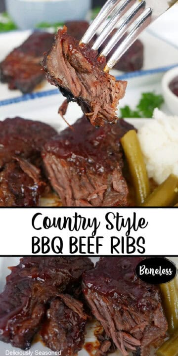 Country Style BBQ Beef Ribs - Deliciously Seasoned