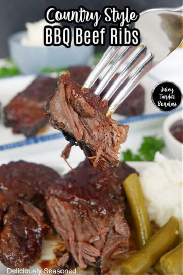 Country Style BBQ Beef Ribs - Deliciously Seasoned