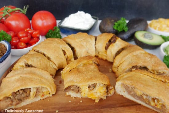 Taco Crescent Ring - Deliciously Seasoned