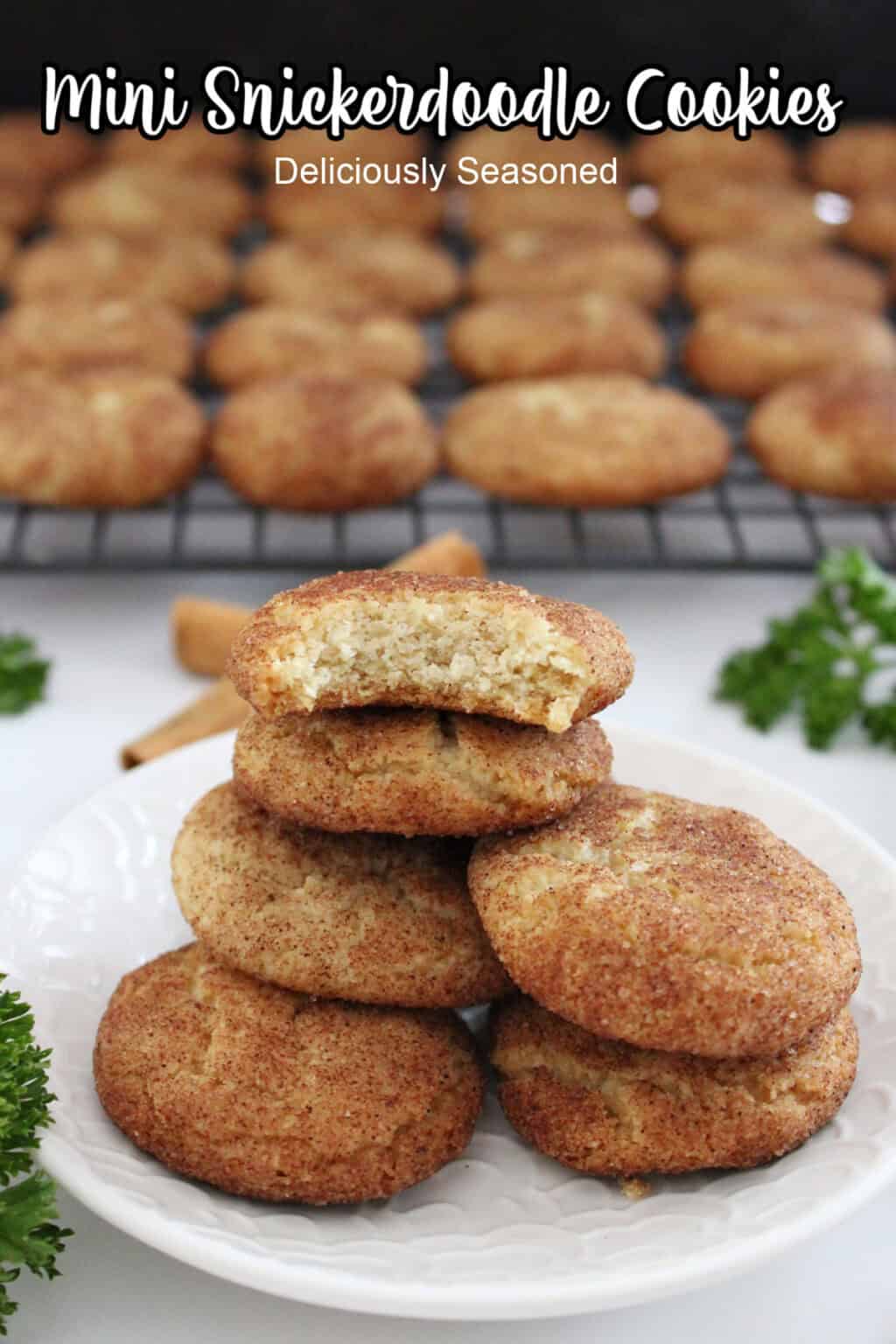 Mini M&M Cookies - Deliciously Seasoned