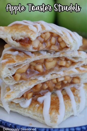 Apple Toaster Strudels - Deliciously Seasoned