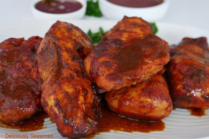 Hot Honey Smoked BBQ Chicken - Deliciously Seasoned