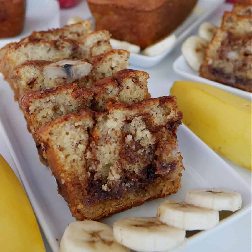 Mini Cinnamon Banana Bread - Deliciously Seasoned