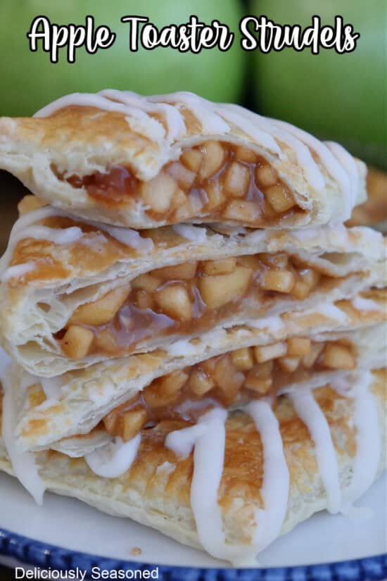 Bacon Egg Cheese Toaster Strudels - Deliciously Seasoned