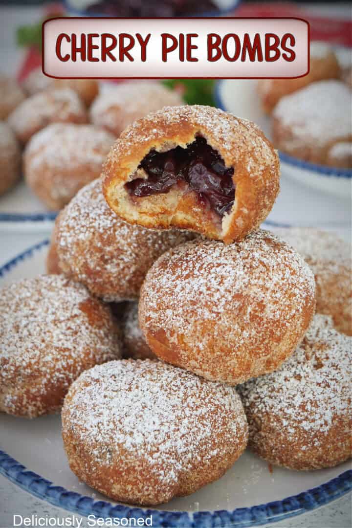 Cherry Pie Bombs - Deliciously Seasoned